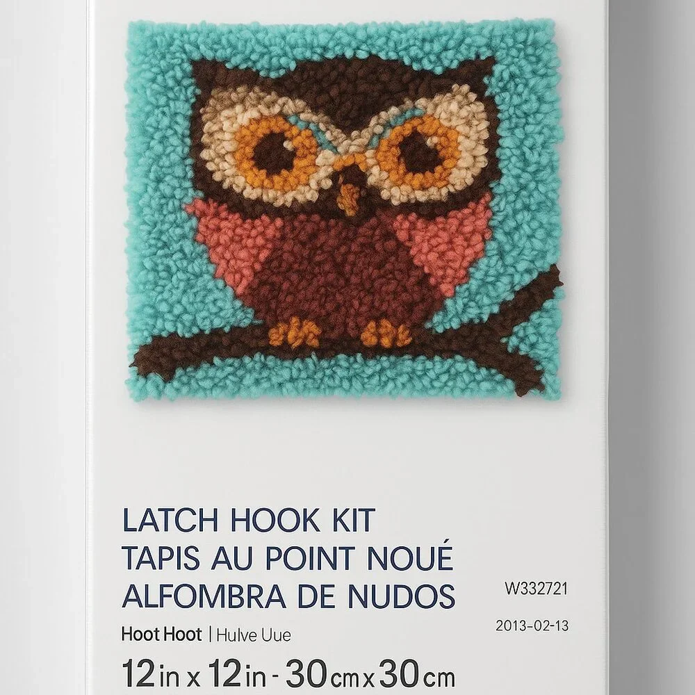 Wonderart | Art | Wonderart Latch Hook Kit Bundle Tabby Cat Hoot Hoot ...